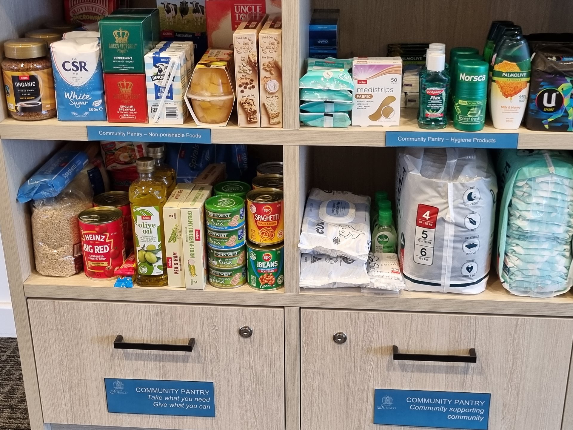 Community pantry comes to library | City of Subiaco
