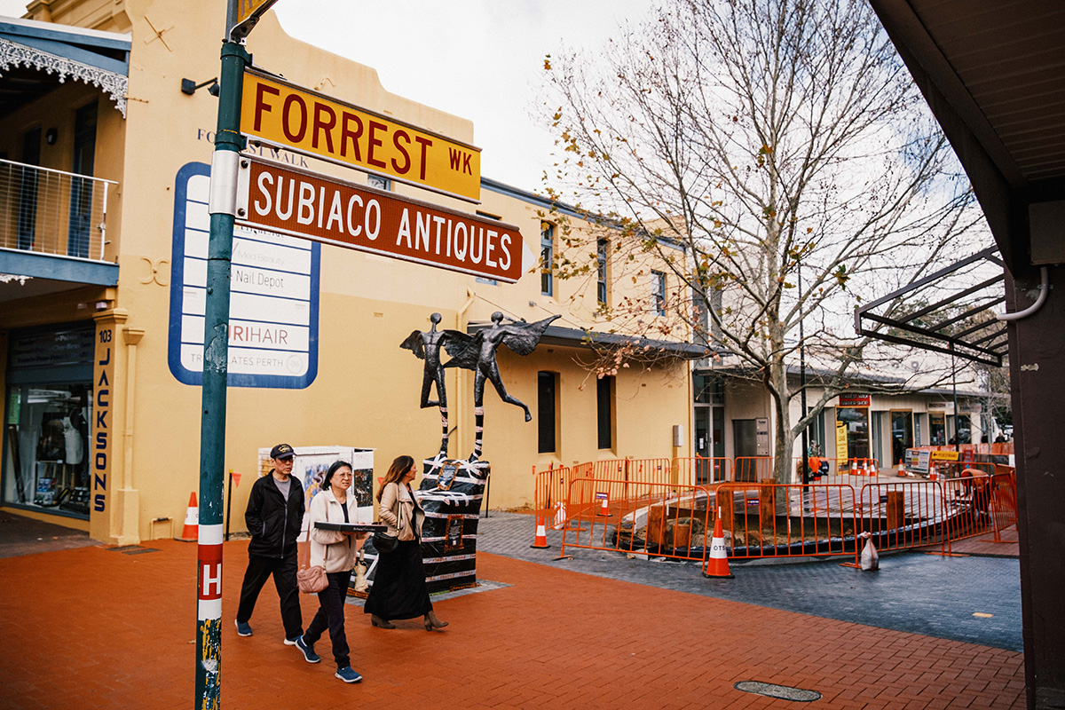 First half of Forrest Walk works complete | City of Subiaco