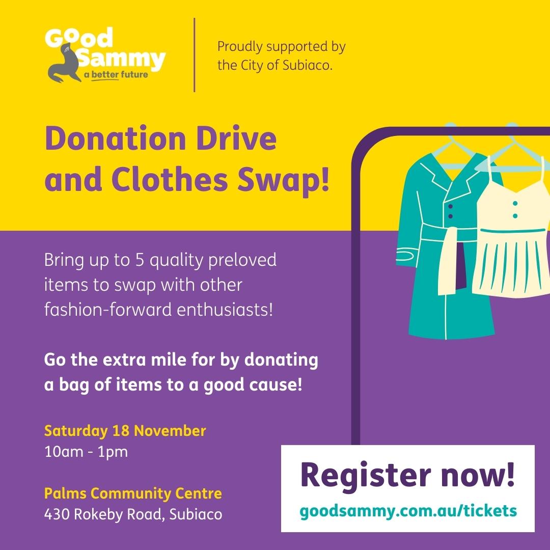 Good Sammy Clothing Swap | City of Subiaco